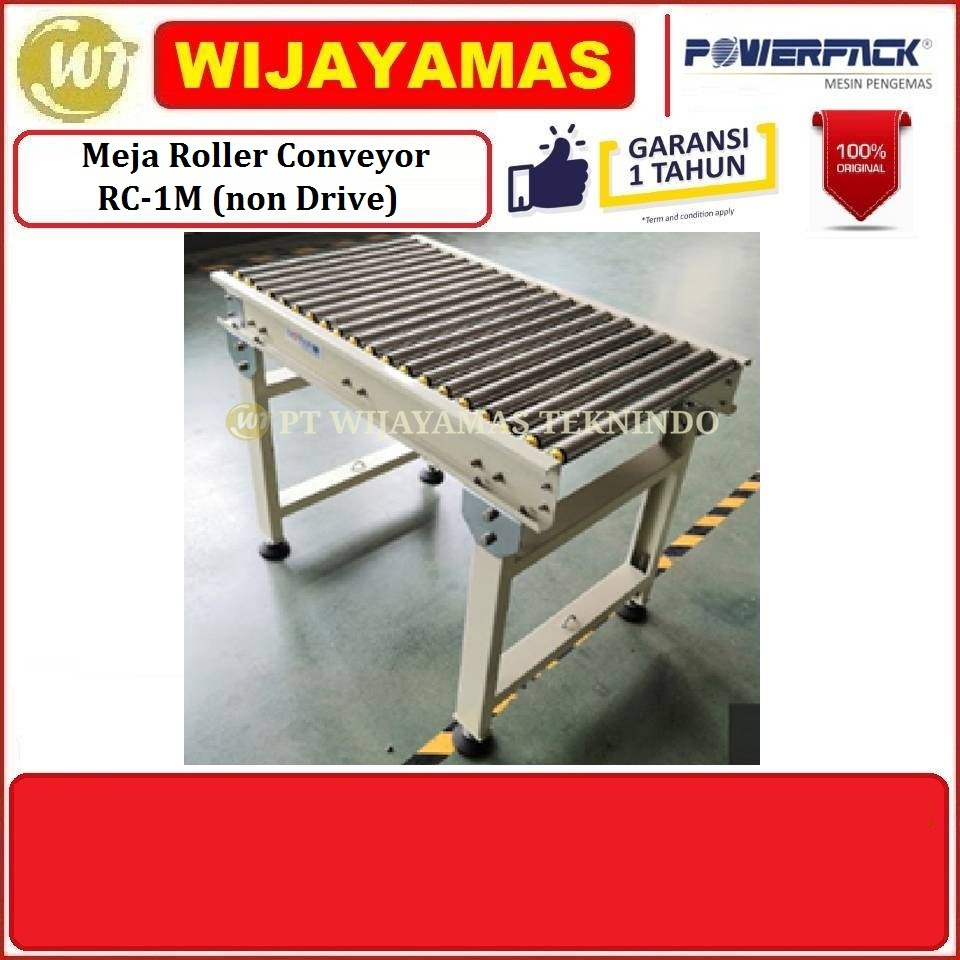 Jual Meja Roller Conveyor Tanpa Motor RC-1M Non Drive Roller Conveyor ...