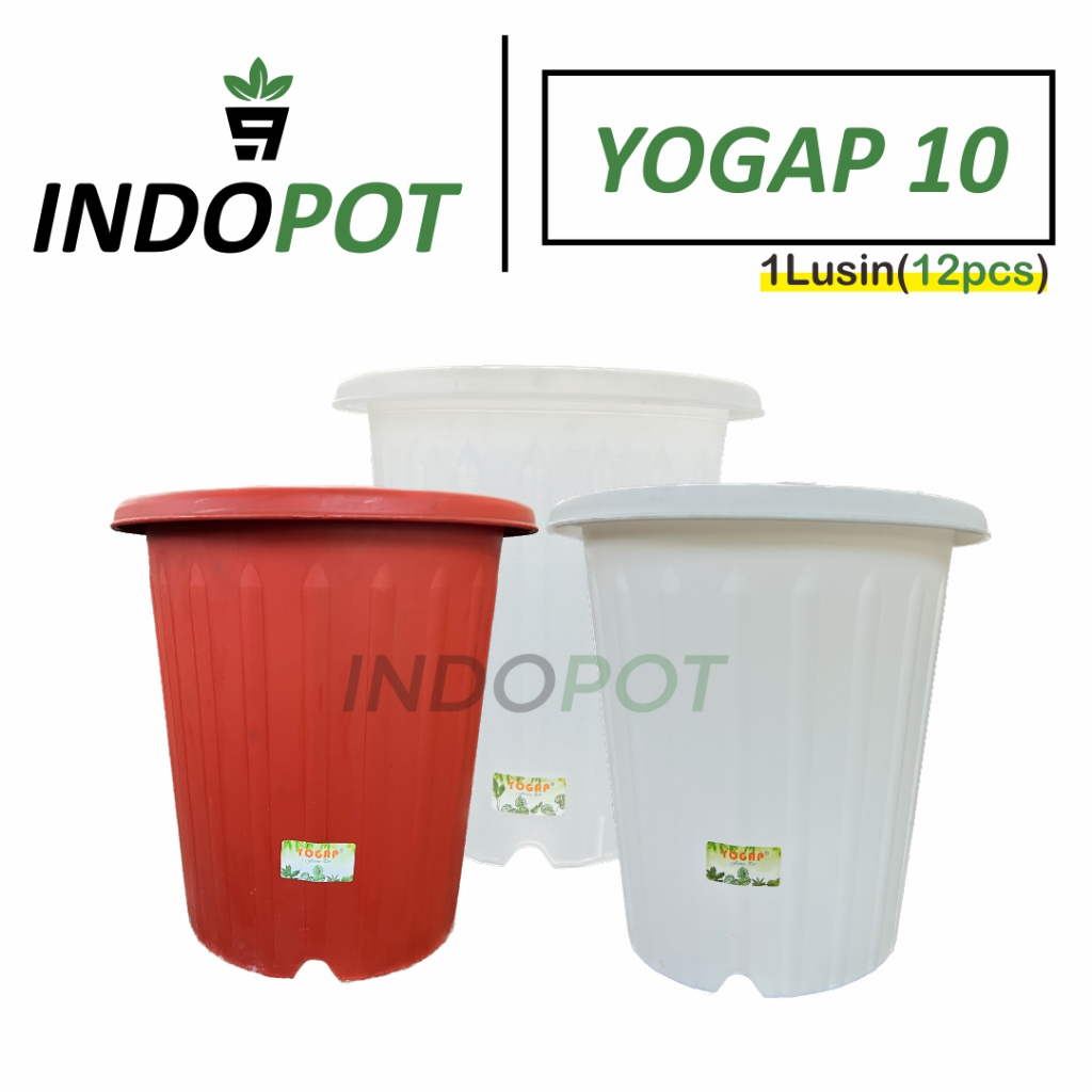 Jual (12 Pcs) Yogap 10 Pot Tanaman Bunga Hias Pot Hias | Shopee Indonesia