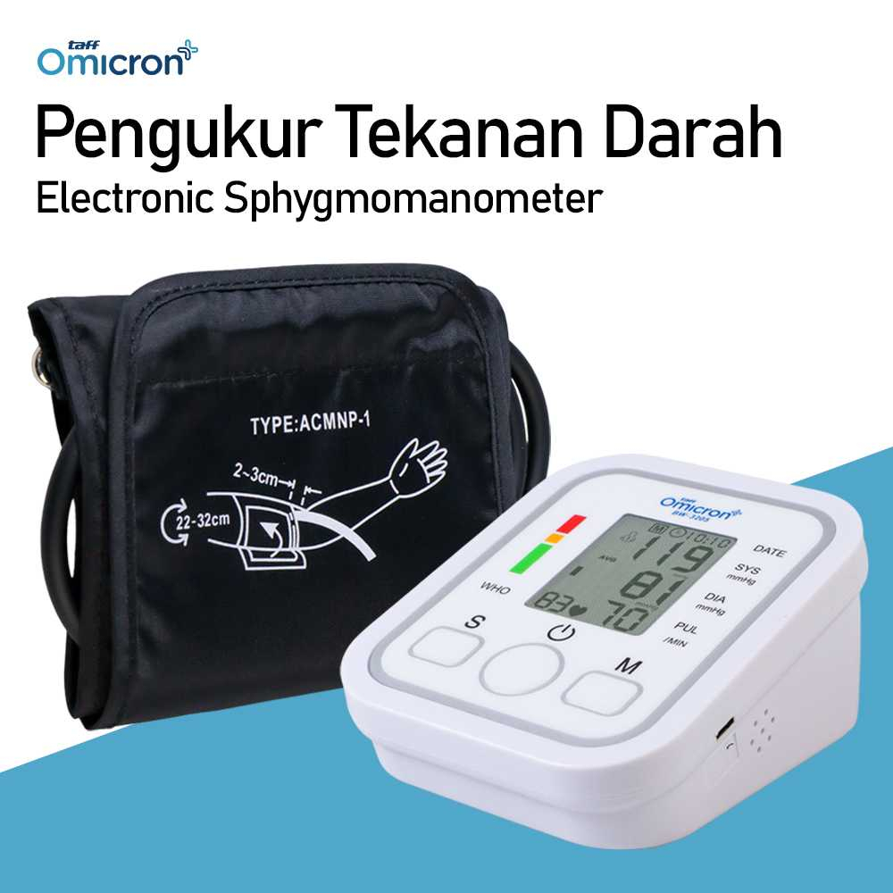 Jual Alat pengukur tekanan darah dan jantung Tensi Digital Tensimeter ...