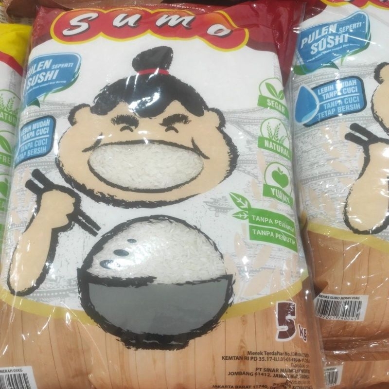 Jual SUMO beras premium kemasan 5kg | Shopee Indonesia