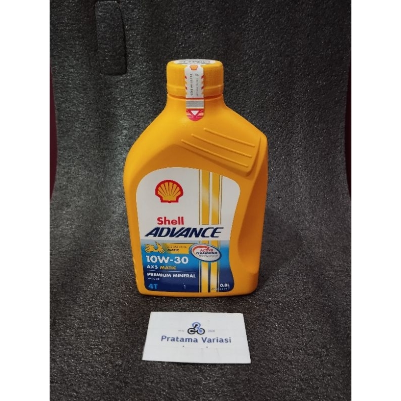 Jual Oli Shell ADVANCE 4T AX5 MATIC / SCOOTER [10W-30] [800 ml] Premium ...
