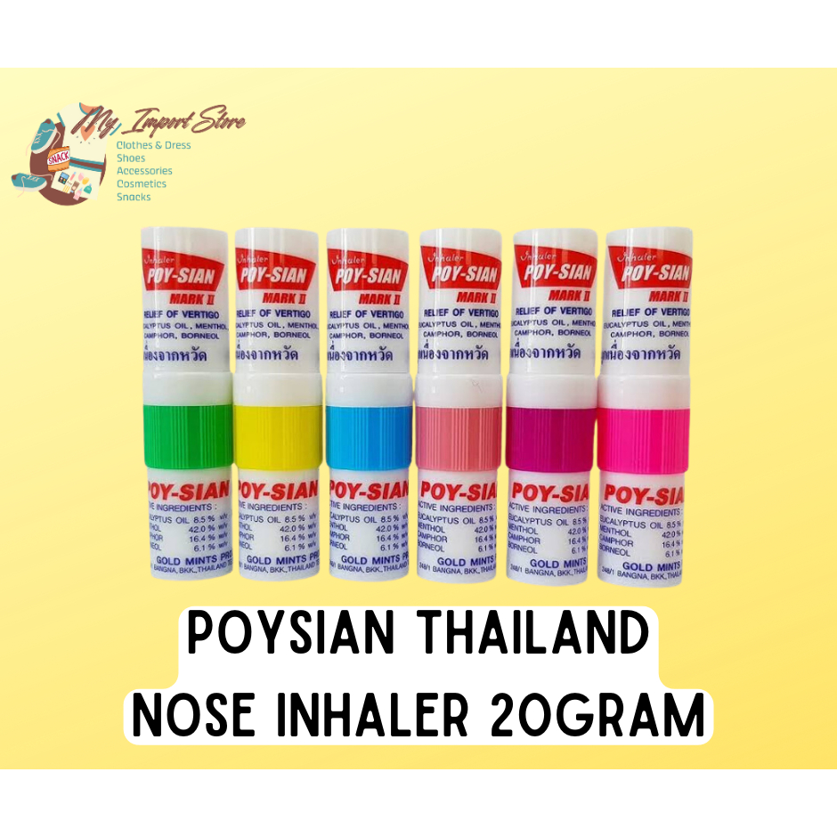 Jual Poysian Poy-sian Thailand Bangkok Nose inhaler 20 gram LISA ...