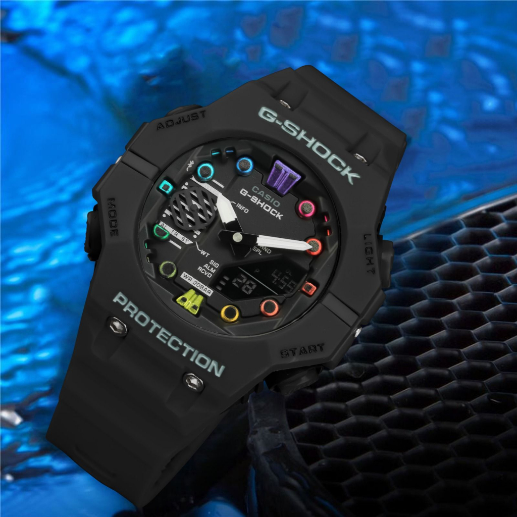 Jual SKY Jam Tangan Pria G SHOCK GA-B001 Dual Time Digital Analog Strap ...