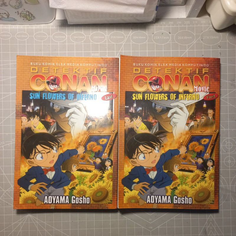 Jual preloved komik detektif Conan movie sun flowers of inferno first and last (2 komik ...