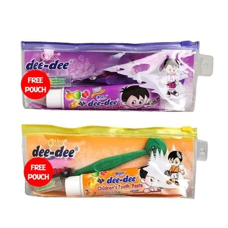 Jual Dee Dee Gift Pack Pasta Gigi + Sikat Gigi | Shopee Indonesia