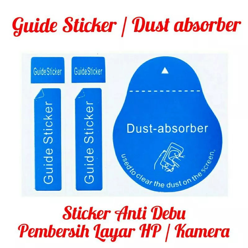 Jual JUAL! Dust Absorber Removal Guide/Sticker Anti Debu/ Stiker ...