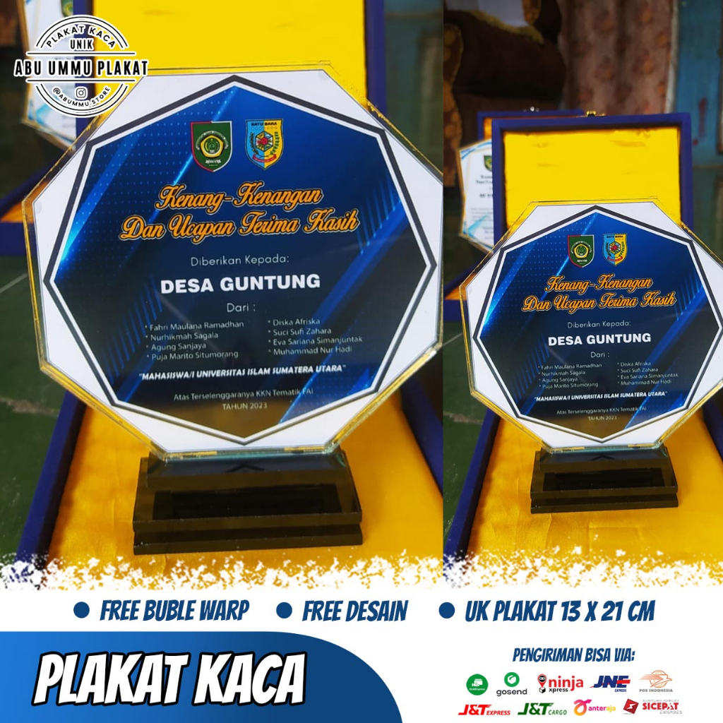 Jual AbummuPlakat, Plakat, Plakat Unik, Thropy, Cinderamata, Plakat ...