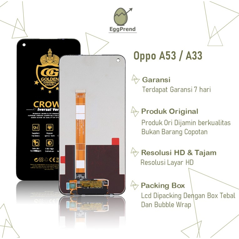 Jual LCD TOUCHSCREEN OPPO A53 / A33 CPH2127 A53S 2020 REALME 7I / C17 4G ORIGINAL FULLSET BIG ...