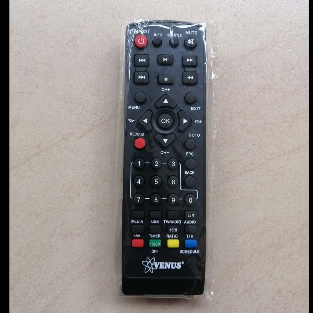 Jual Remote Set Top Box DVB-T2 Venus | Shopee Indonesia