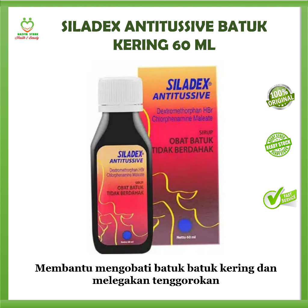 Jual SILADEX MERAH 60 ML Obat Batuk Tidak Berdahak, Batuk Kering ...