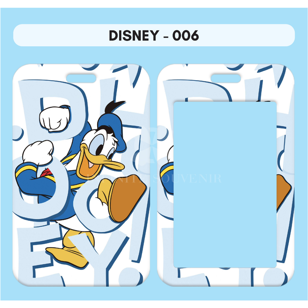 Jual (N009) Nametag Disney Tanpa Tali / Card Holder Micky Mouse / ID ...