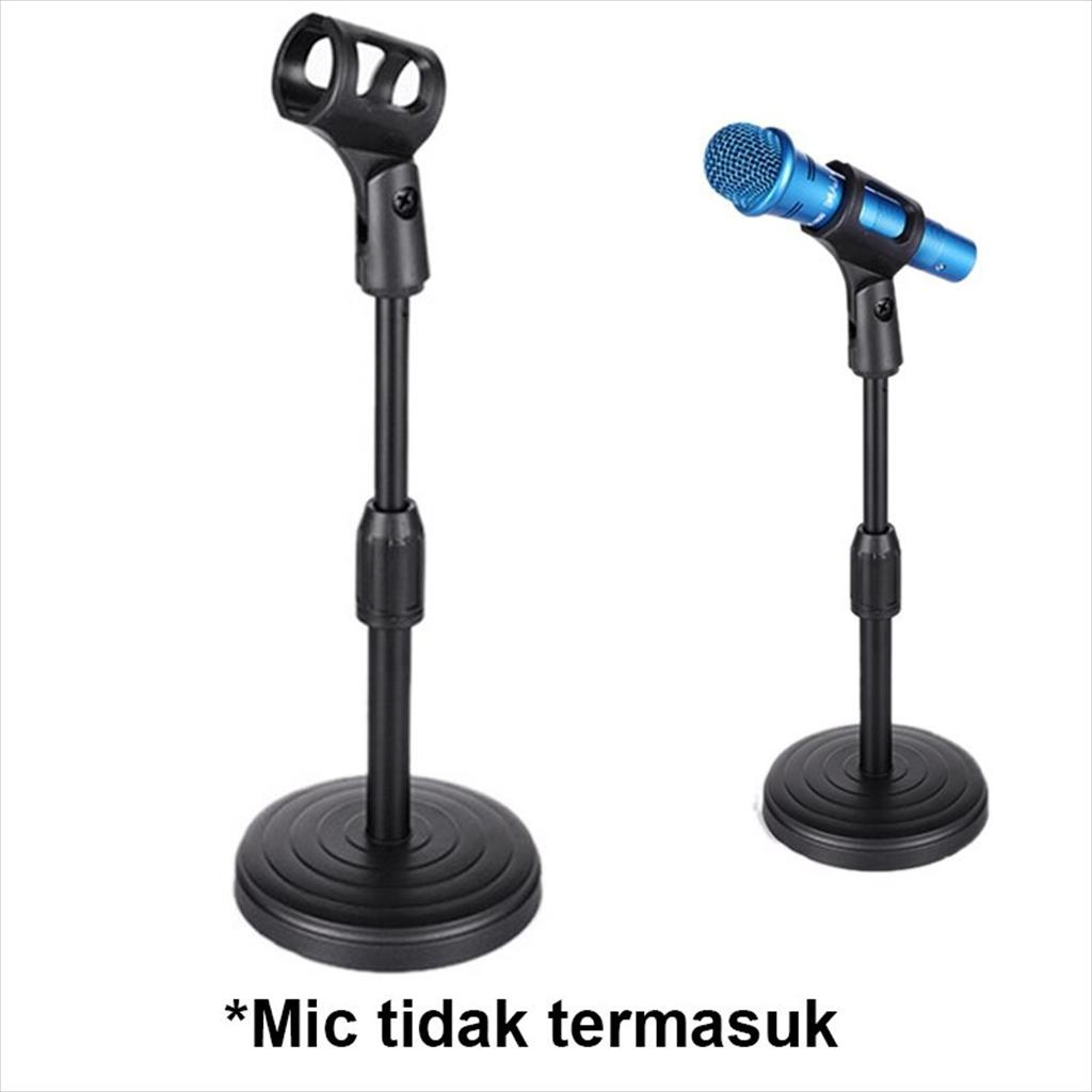 Jual Stand Mic Holder - Stand Microphone Meja Universal Adjustable Mic ...
