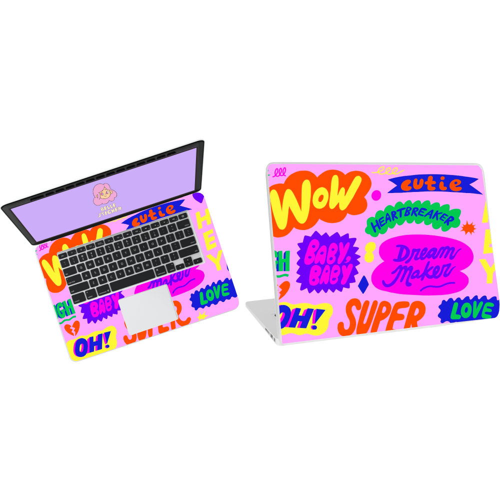 Jual Garskin Sticker Laptop Cover Protector Notebook Skin Garskin Lucu ...