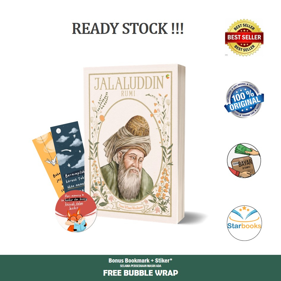 Jual Buku Jalaluddin Rumi: Tokoh Islami - C-Klik Media (Biografi ...