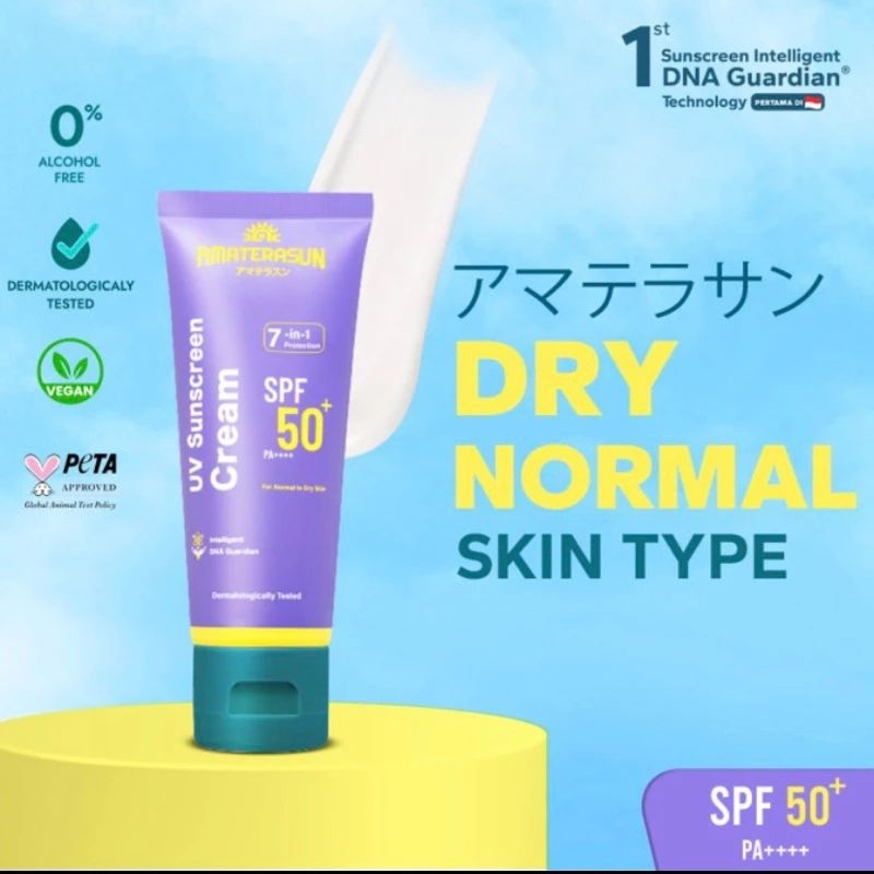 Jual AMATERASUN UV Sunscreen Cream SPF 50 PA+++ | Shopee Indonesia