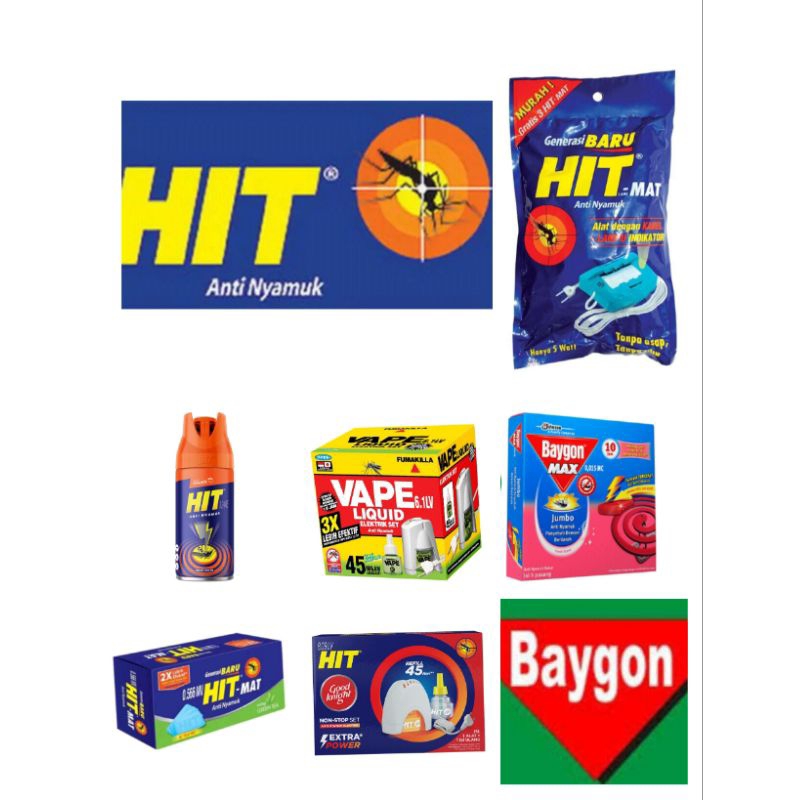 Jual Hit / baygon / Vape / Hit Mat / Hit elektrik / Hit non stop / hit ...