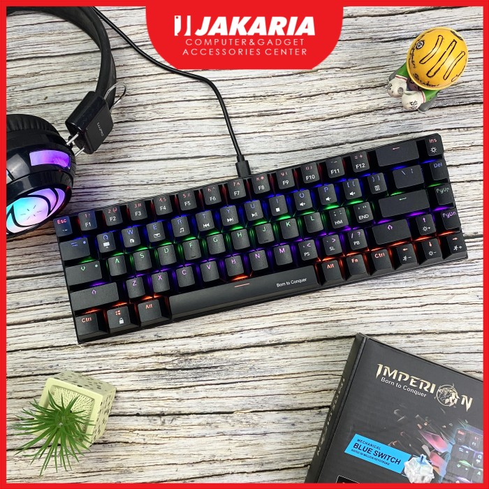 Jual Keyboard Mechanical 60% Blue Switch Imperion Gaming Keyboard ...