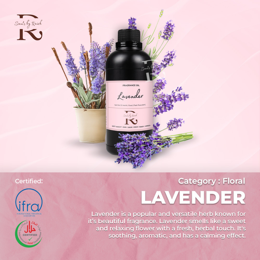 Jual PREMIUM 50gr Lavender Fragrance Oil Candle Soap Bar Perfume Aroma ...