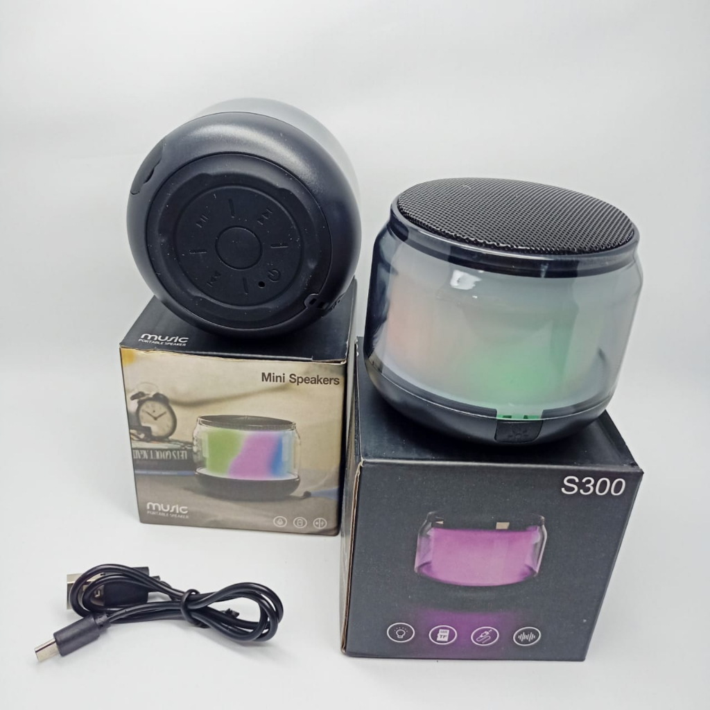 Jual Speaker Bluetooth Mini S300 Wireless Speaker Mini Portable Lampu ...