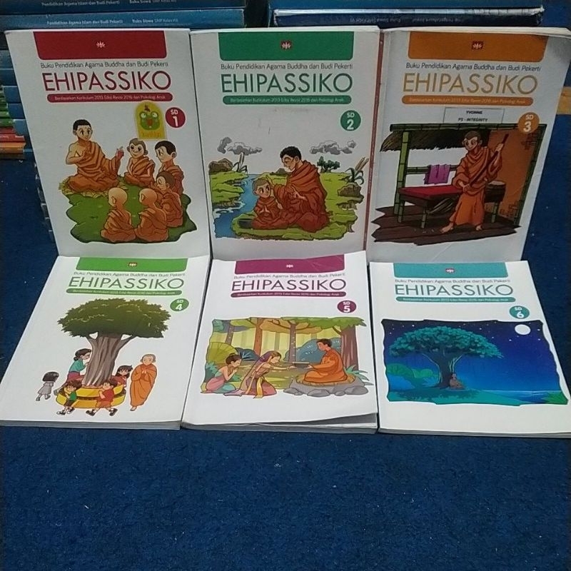 Jual Buku Paket EHIPASSIKO (pendidikan agama Buddha dan budi pekerti) Kelas 1,2,3,4,5,6 SD ...