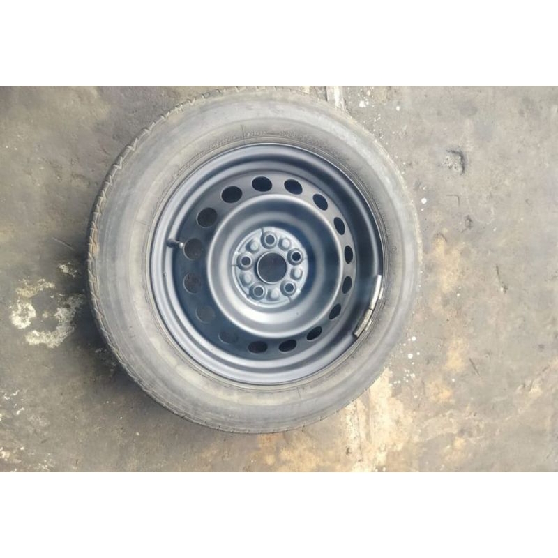 Jual Velg kaleng Ring 15 pcd 5x100 lebar 5,5 inchi bonus ban Rp.400 ...