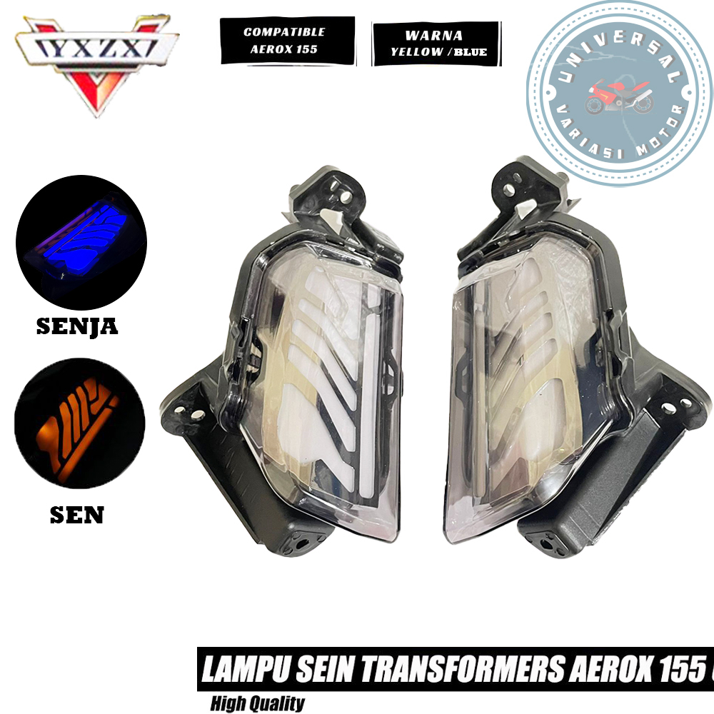 Jual Lampu Sen LED Running Transformers YXZX Yamaha All New Aerox NVX ...