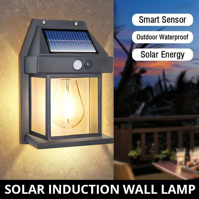 Jual Lampu Dinding Solar Tembok Taman Tenaga Surya Matahari Outdoor LED ...