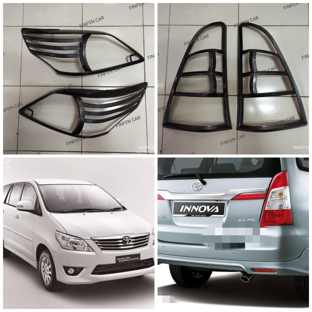 Jual New Paket garnish lampu hitam doff Grand Innova 2012-2015 ...