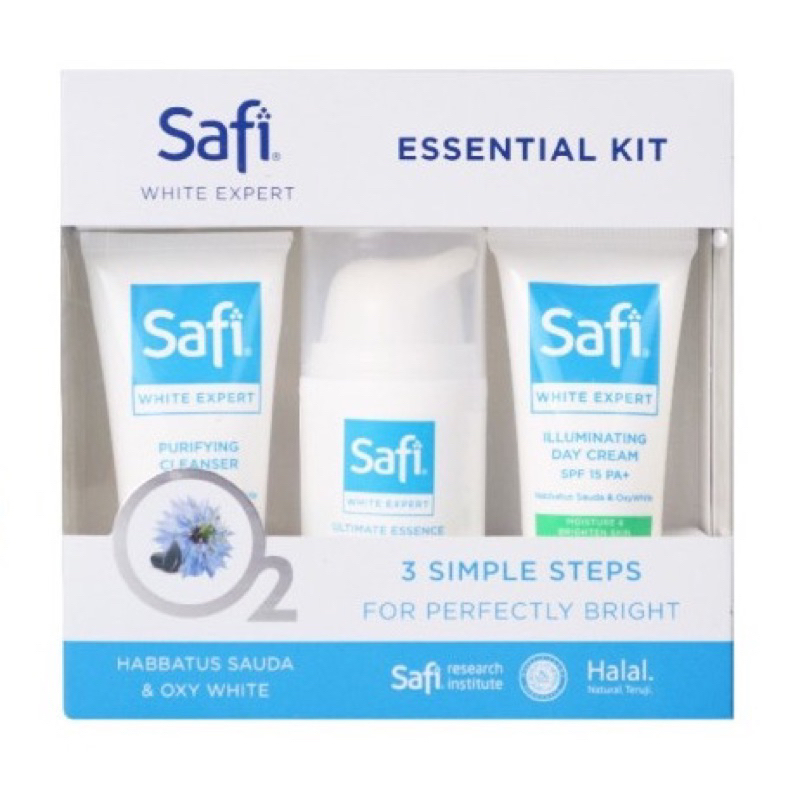 Jual Safi Essential Kit 3 Simple Steps For Perfectly Bright | Shopee ...