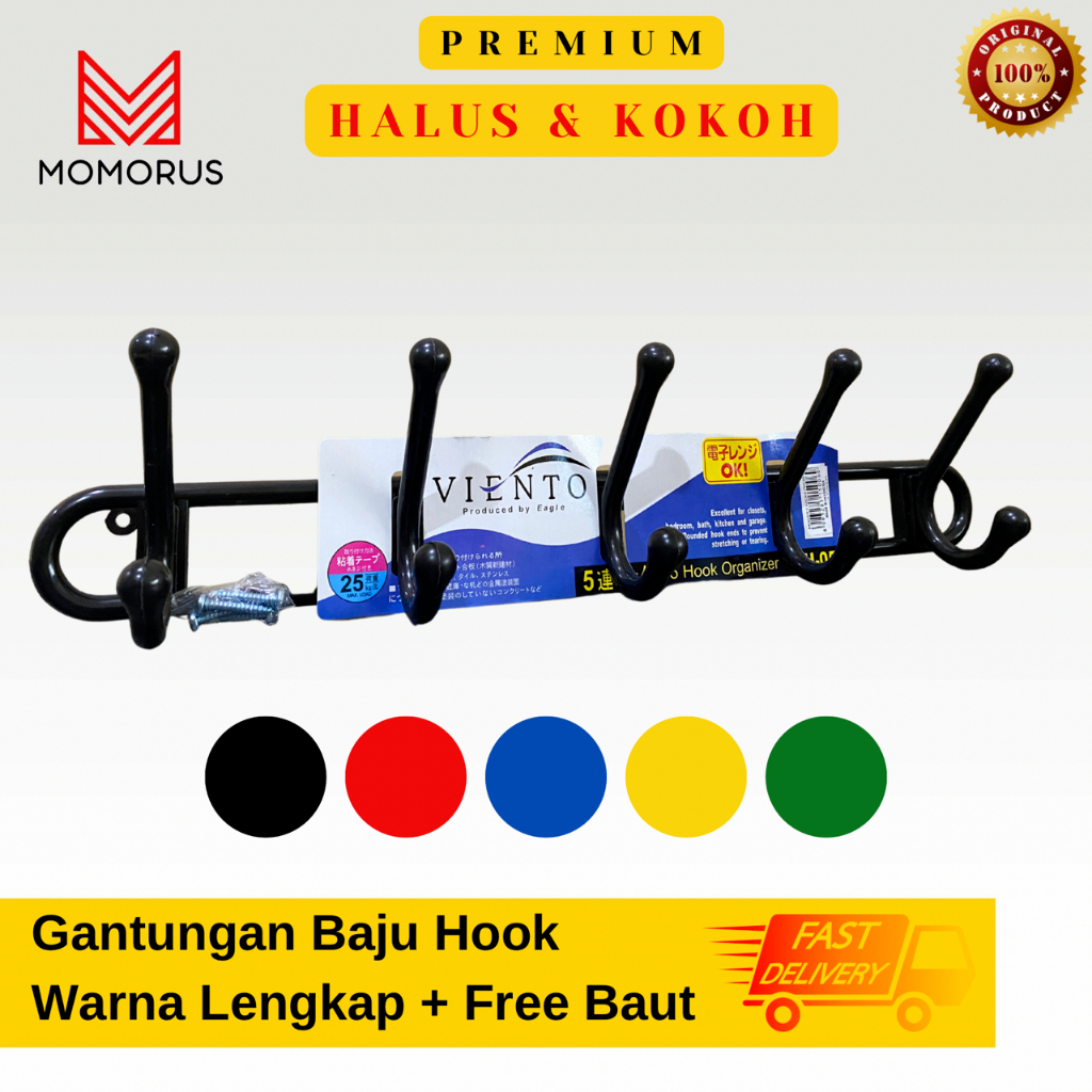 Jual Gantungan Handuk Dinding Kapstok Handuk Baju Kamar Mandi Gantungan ...