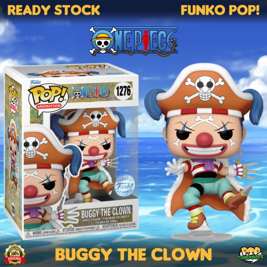 Jual Funko POP Animation - One Piece - Buggy the Clown Exclusive #1276 ...