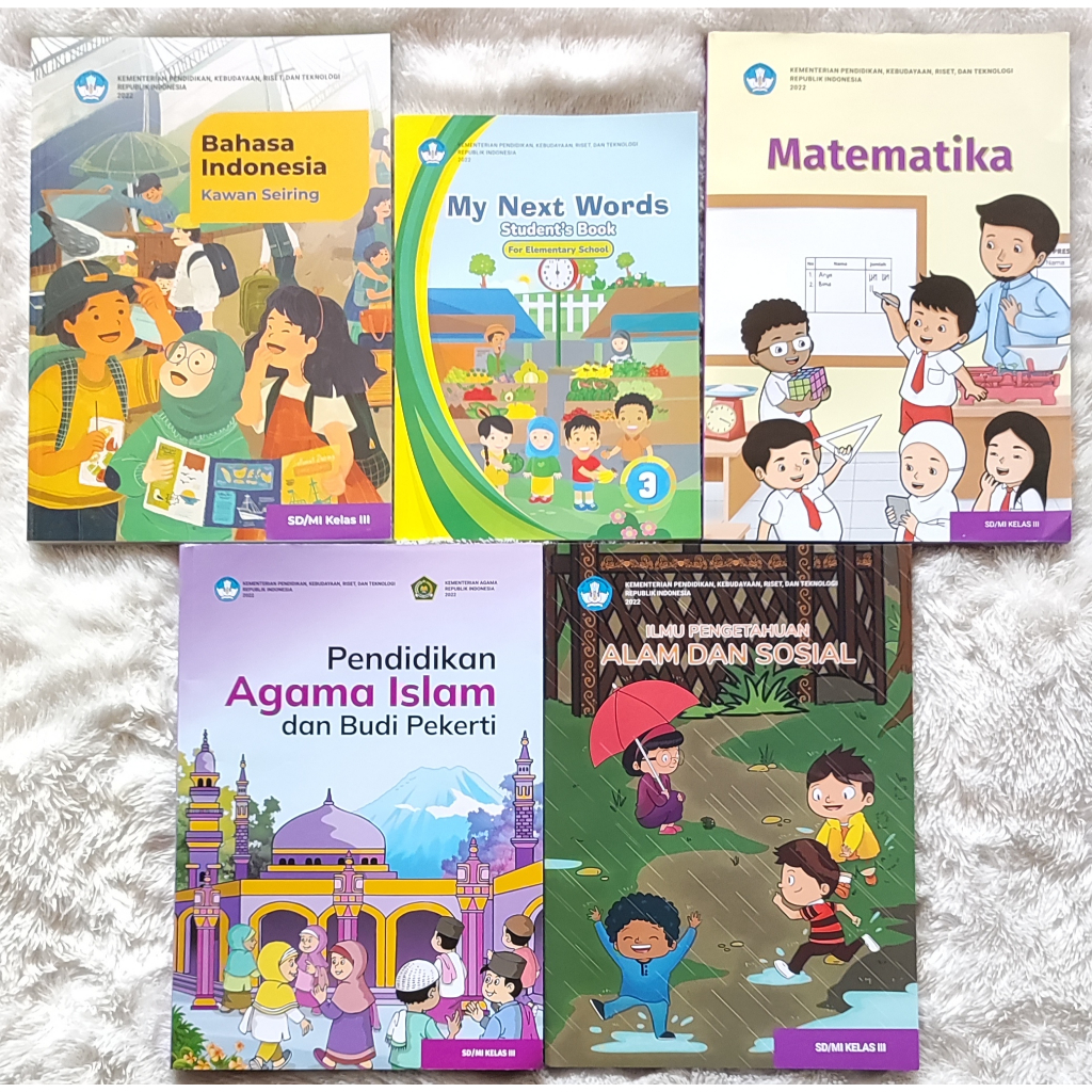 Jual Buku Paket Siswa SD Kelas 3 Kurikulum Merdeka Kemendikbut Ristek Kumer K21 Terbaru Lengkap ...