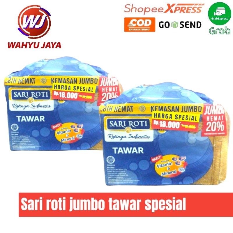 Jual sari roti jumbo tawar spesial | Shopee Indonesia