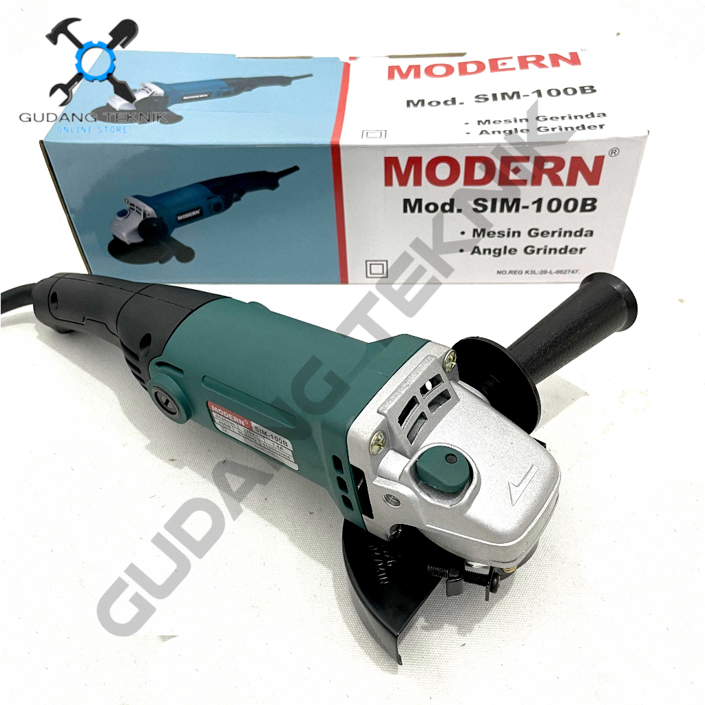 Jual Mesin Gerinda Tangan 4" MODERN SIM100B / Mesin Gurinda Grinda ...