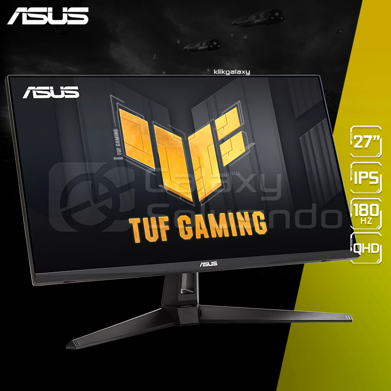 Jual ASUS TUF VG27AQ3A 27" QHD IPS 180Hz 1ms Gaming Monitor | Shopee Indonesia