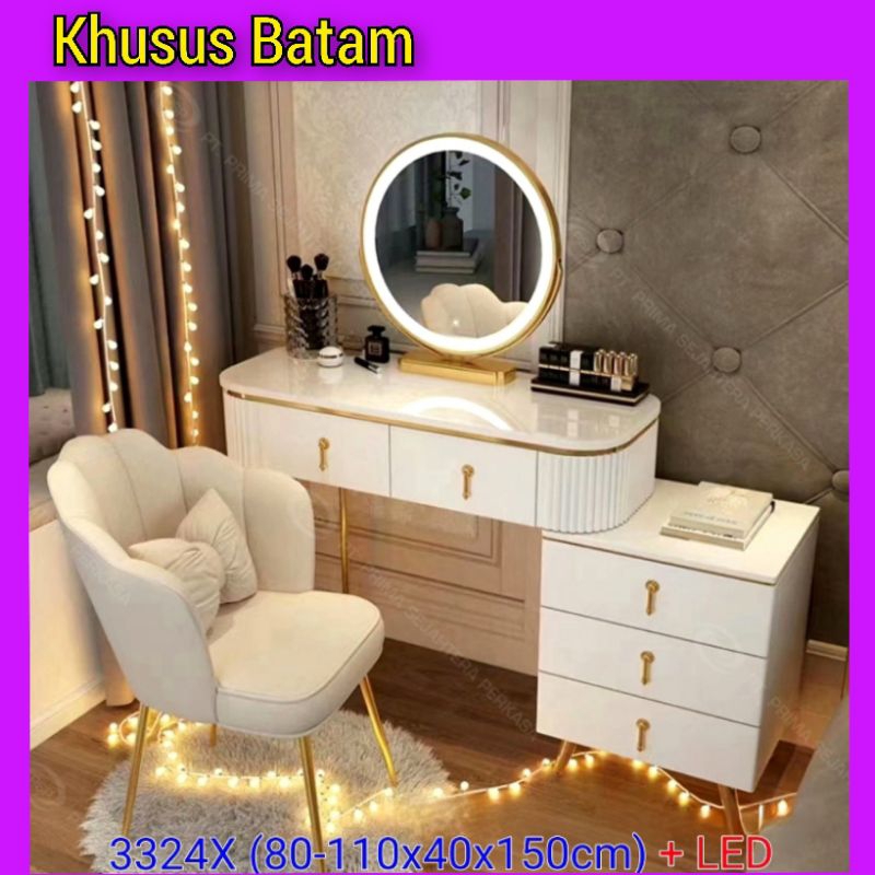 Jual Meja rias elegan 3324X/meja dandan/meja make-up (KHUSUS BATAM ...