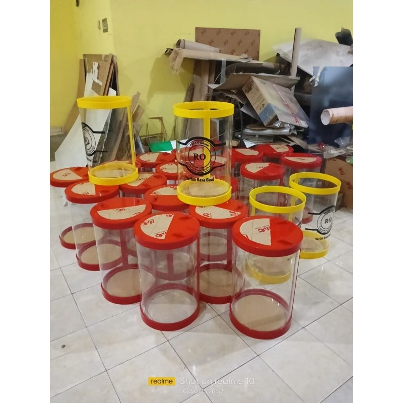 Jual Tabung Minuman ES BUAH Acrylic 33 LITER D30 T50 cm Tutup 3/4 ...