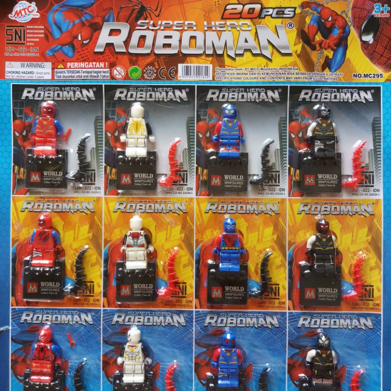 Jual ROBOMAN SPIDERMAN / ROBOMAN SUPER HERO / ROBOMAN IRON MAN ...