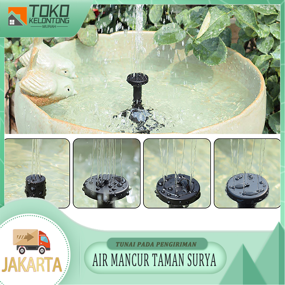 Jual Pompa Air Mancur Tenaga Surya, Pompa Air Mancur Akuarium, Panel ...