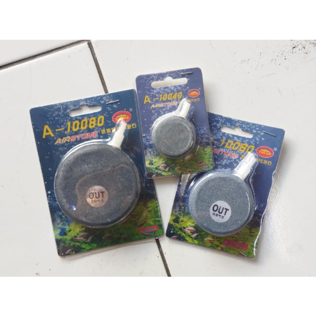 Jual Batu Gelembung/Airstone/Batu Aerator Tipe Bulat Gepeng | Shopee ...