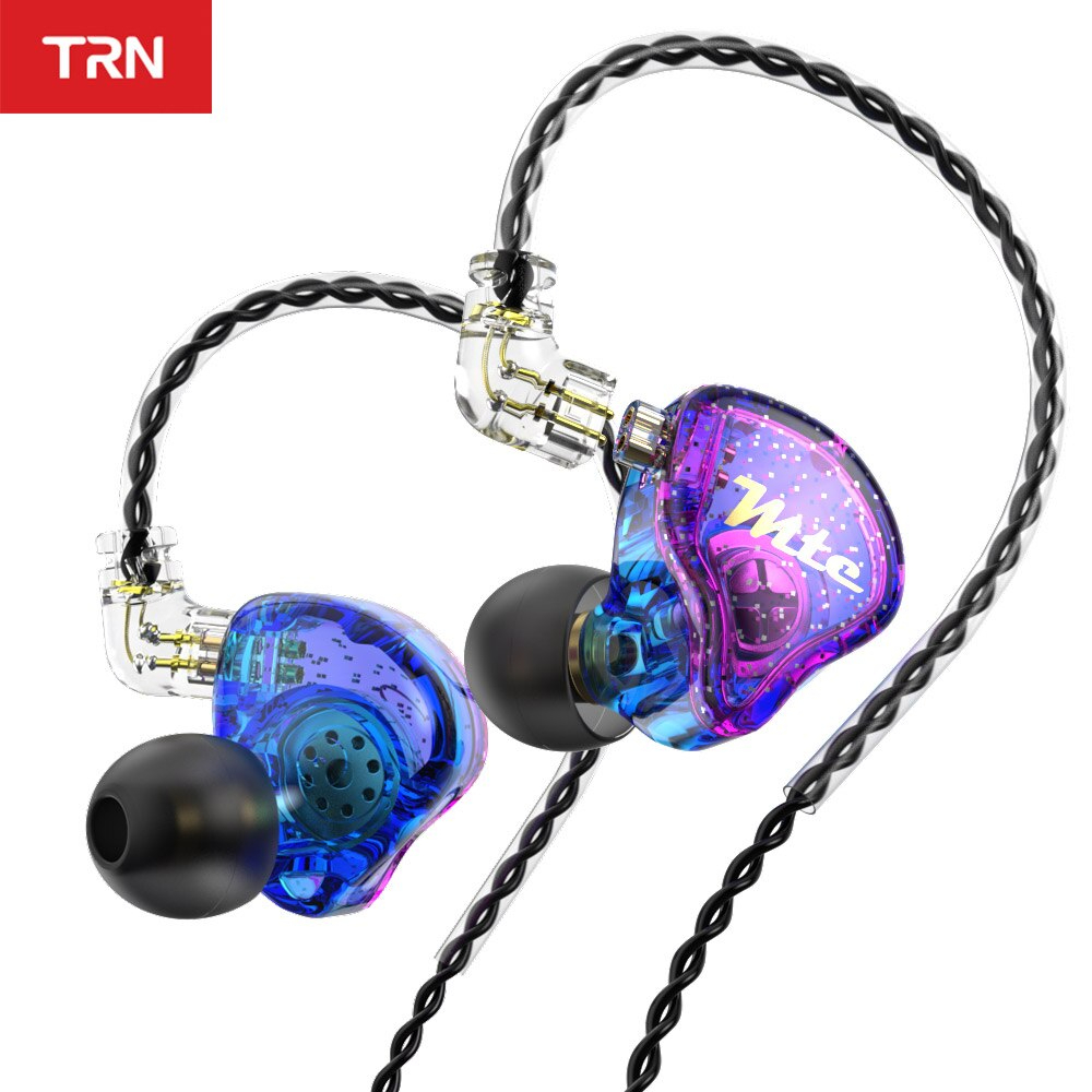 Jual TRN MTE Dynamic Hybrid Headphones Bass Ear Monitor Earbuds Noise ...