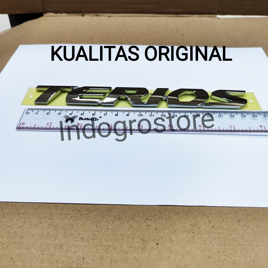 Jual Emblem Tulisan TERIOS Kualitas Original Untuk All New Terios 2018 ...