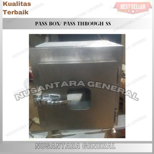 Jual Pass Box/ Pass Trough Stainless Steel Ukuran 40x40x40 (NON LISTRIK ...