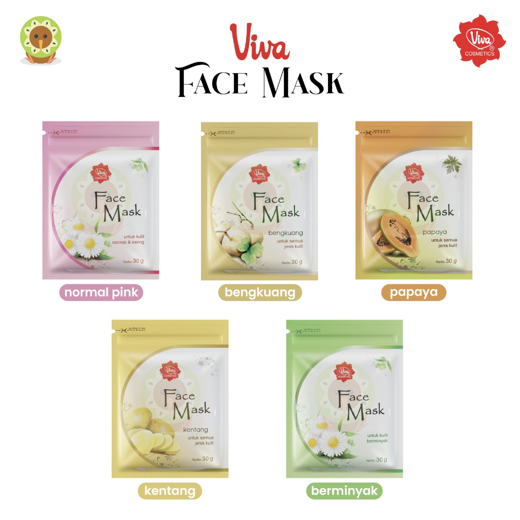Jual VIVA FACE MASK 30GR - MASKER WAJAH VIVA - MASKER BUBUK | Shopee ...