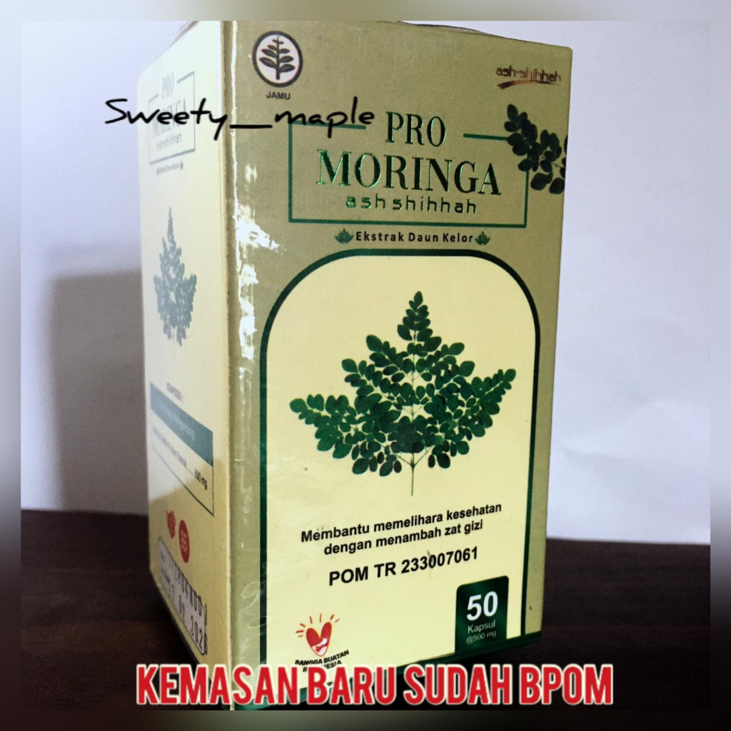 Jual Kapsul Ekstrak Daun Kelor - Pro Moringa Original | Shopee Indonesia