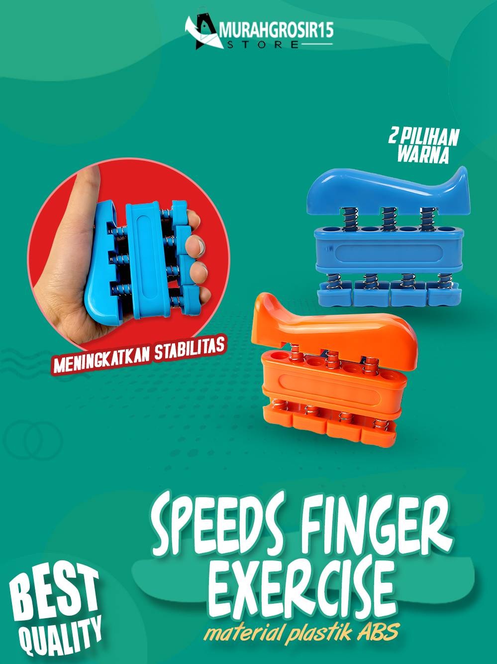 Jual Finger Exerciser Alat Latihan Jari Tangan Portabel Handgrip Grip ...