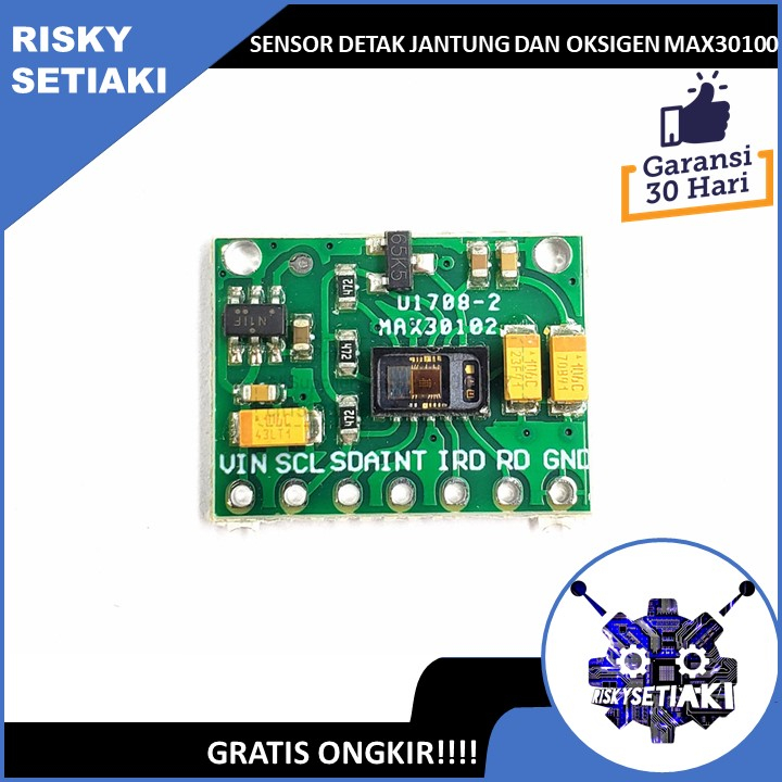 Jual SENSOR DETAK JANTUNG DAN OKSIGEN MAX30100 PULSE OXIMETER SENSOR | Shopee Indonesia