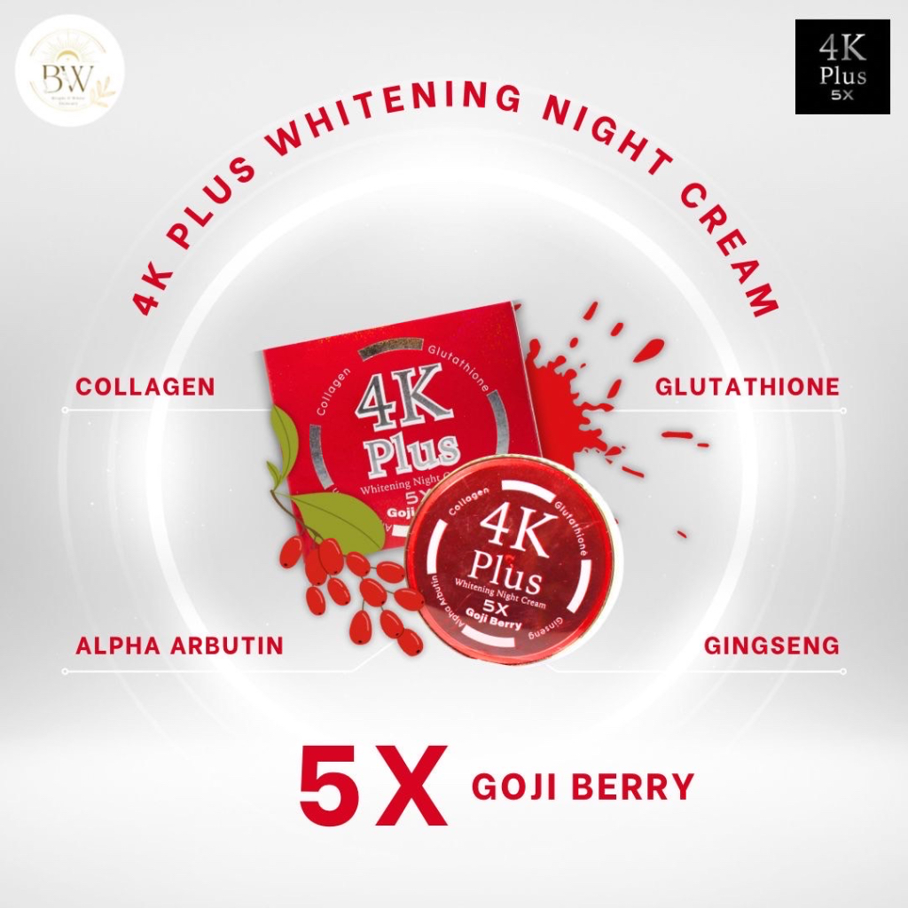 Jual 4K PLUS WHITENING CREAM ORI THAILAND | Shopee Indonesia