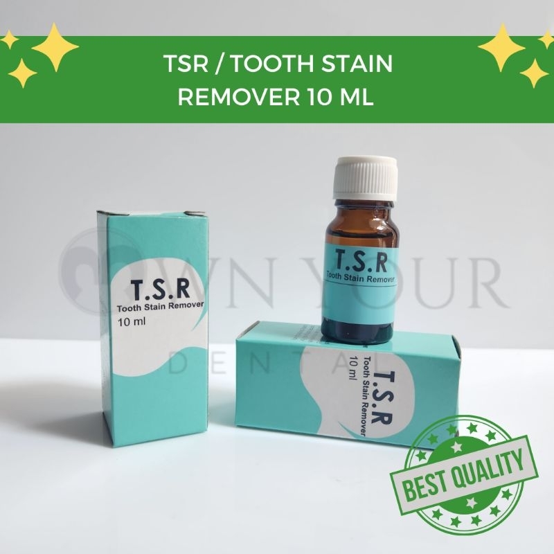 Jual TSR Tooth Stain Remover Pelunak Karang Gigi / Penghilang Noda OCO 10ml | Shopee Indonesia