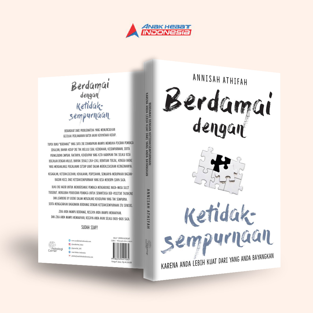 Jual Buku Hard Cover Berdamai Dengan Ketidaksempurnaan : Karena Anda Lebih Kuat Dari Yang Anda ...